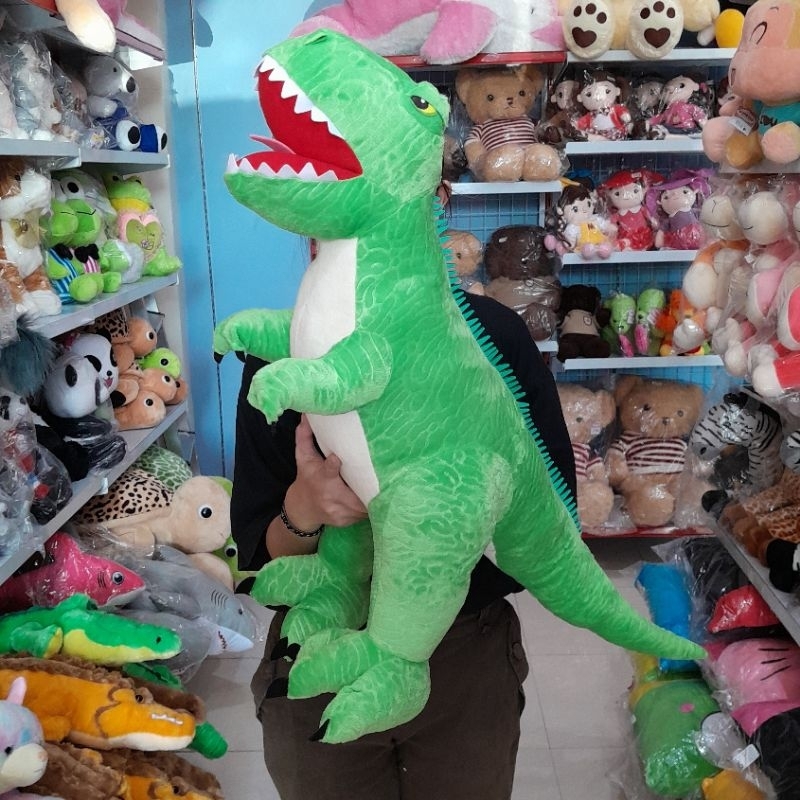 Jual Boneka Dinosaurus Dinosaurs Dino Tirex T-Rex T Rex Besar Jumbo ...