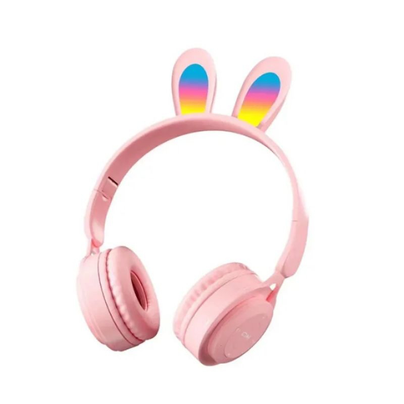 Jual MZ-08R HEADSET WIRELESS BLUETOOTH HEADPHONE LED TELINGA KELINCI ...