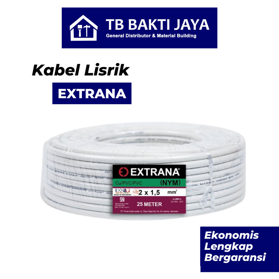 Jual Kabel Listrik Extrana / Kabel Listrik Permeter | Shopee Indonesia