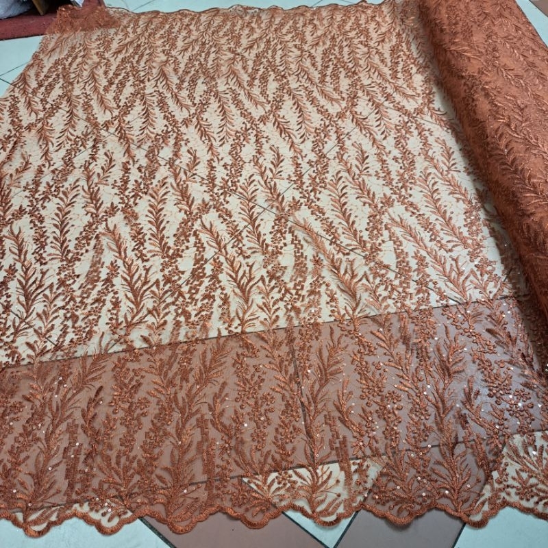 Jual tile bordir salur-salur lois | Shopee Indonesia