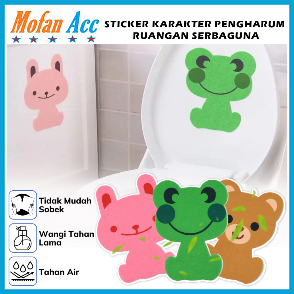 Jual Stiker Pengharum Ruangan Karakter Sticker Tempelan Pewangi ...