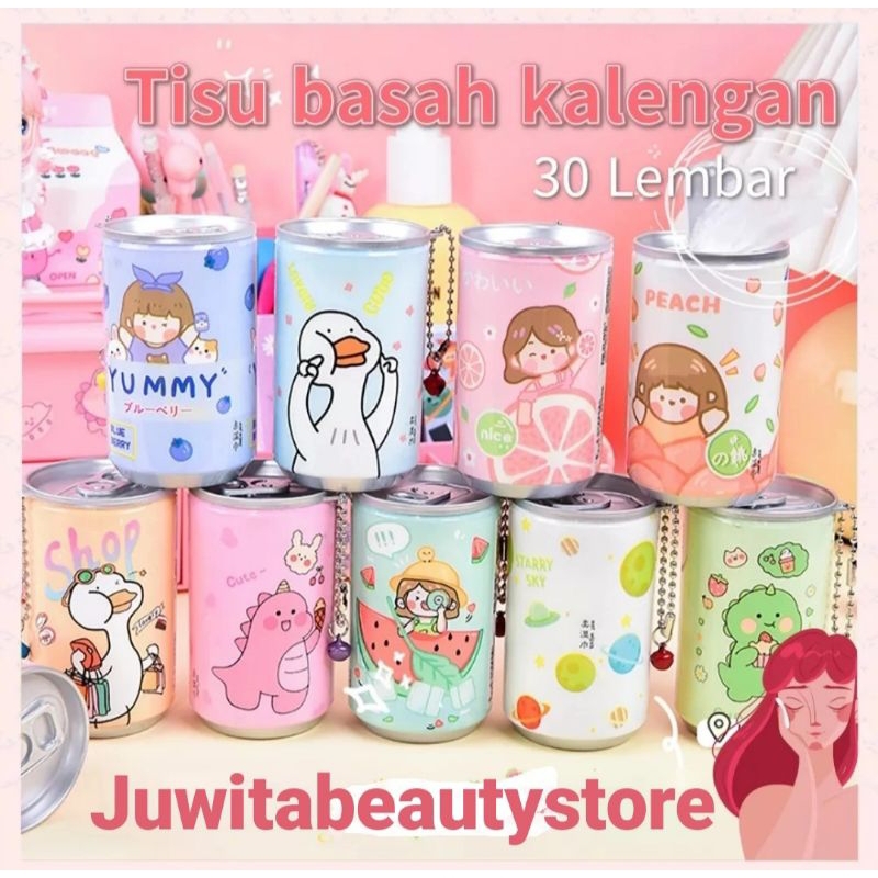 Jual TISSUE BASAH KALENG ISI 30SHEET BISA DI BAWA KEMANA-MANA LEBIH ...