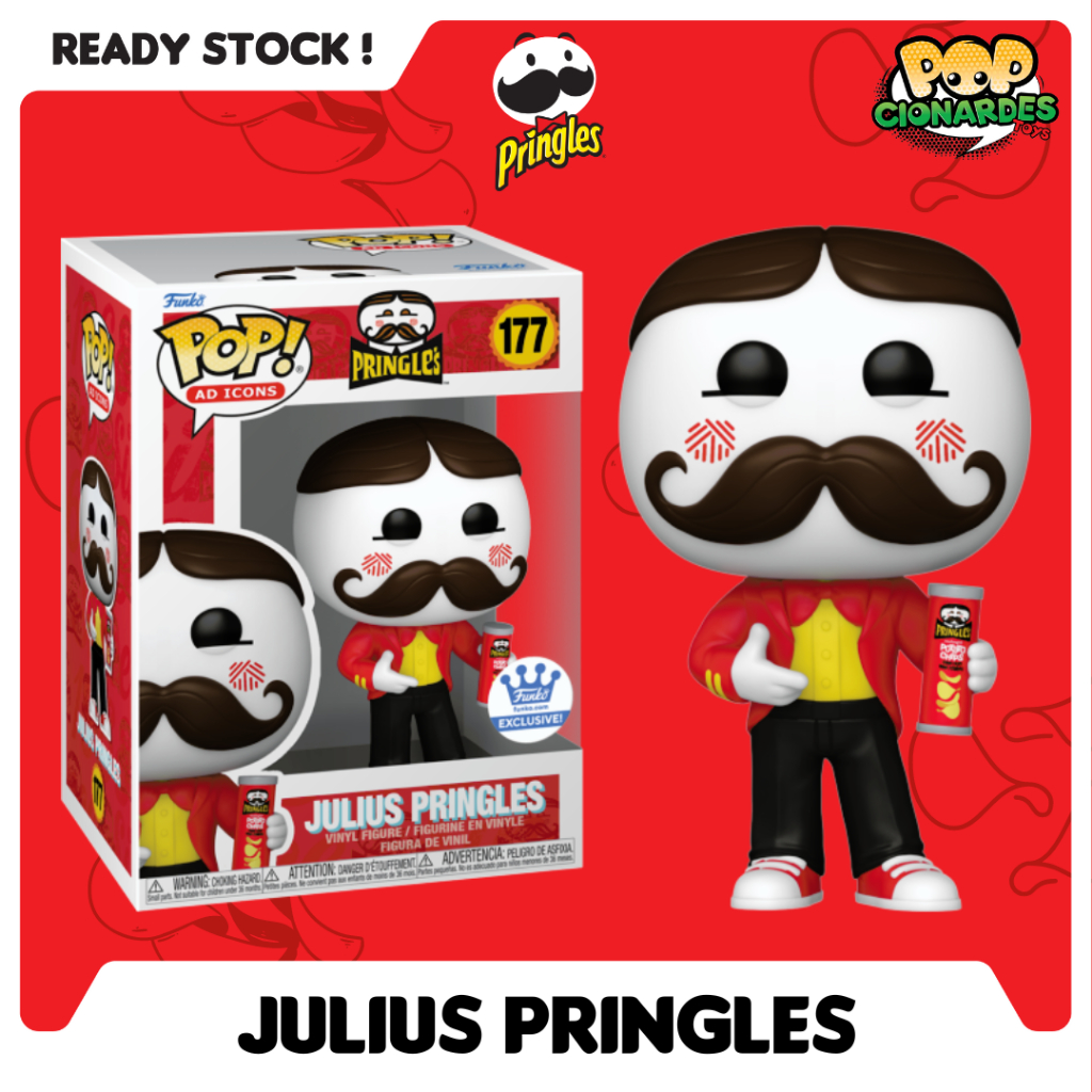Jual Funko POP! Ad Icons - Pringles - Julius Pringles holding Can #117 ...