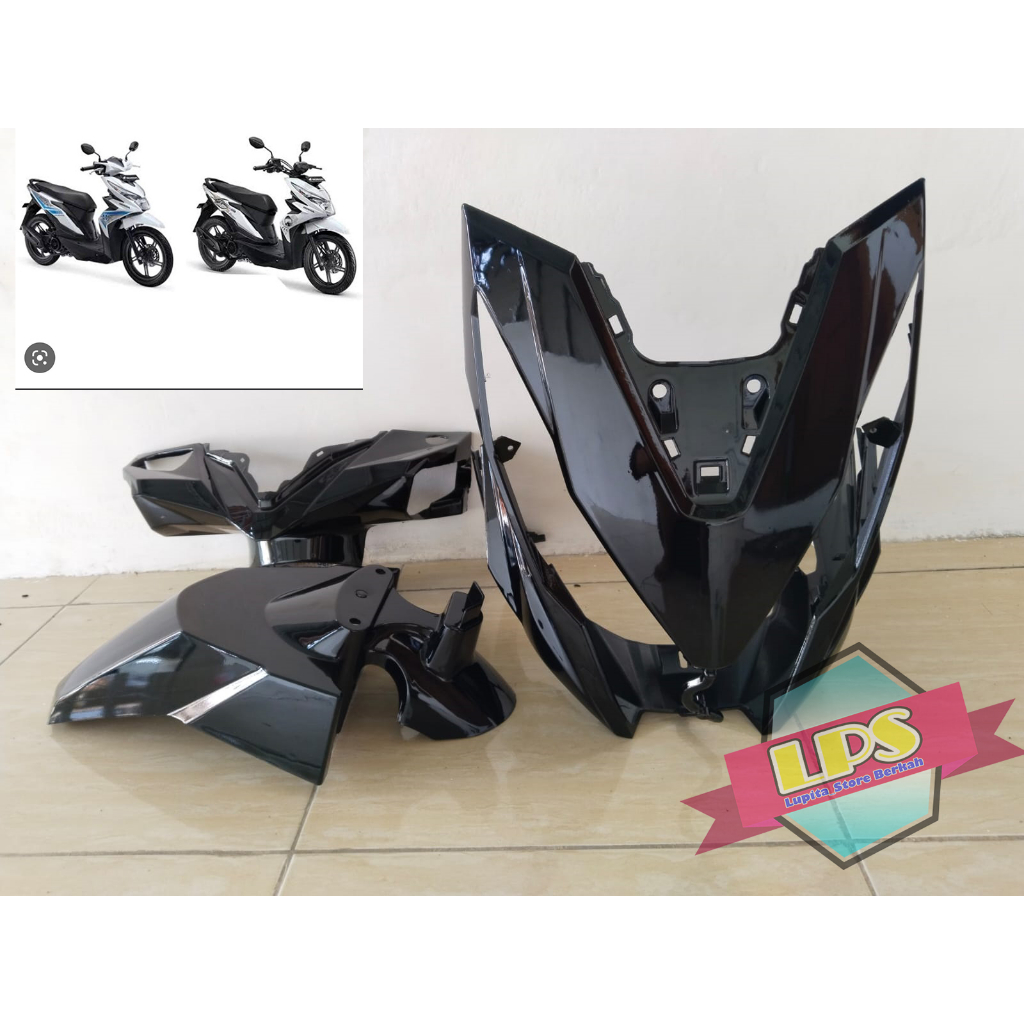 Jual Paket Body Depan Beat FI NEW ESP ECO 2016 - 2019 Warna Hitam ...