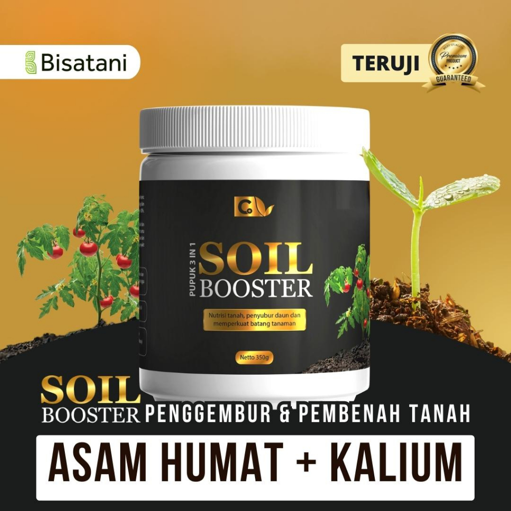 Jual Pupuk Organik Nutrisi Tanah SOIL BOOSTER/ Penyubur Media Tanam Tanaman Seperti Tanah, Sekam ...