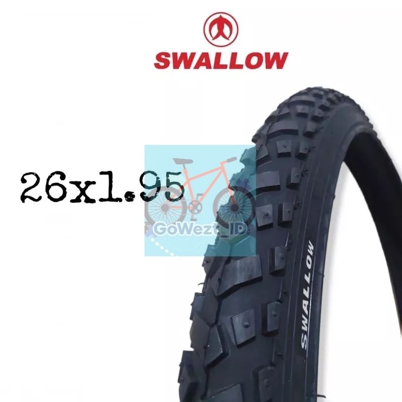 Jual Ban Luar Sepeda Ukuran 26 x 1.95 Swallow Hitam S-153 Gunung MTB Federal | High Quality ...