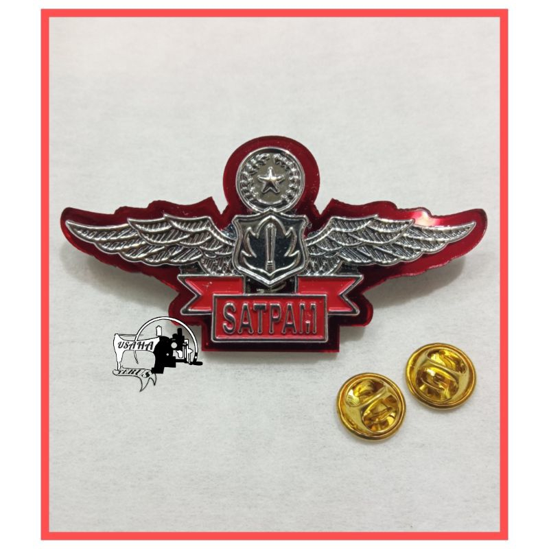 Jual Wing security cor akrilik wings satpam wing satpam | Shopee Indonesia