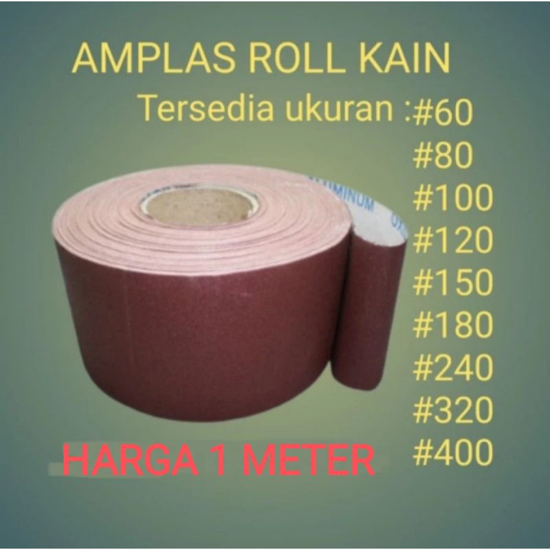 Jual 1 METER AMPLAS KAIN / AMPLAS KAYU / AMPLAS TEMBOK | Shopee Indonesia