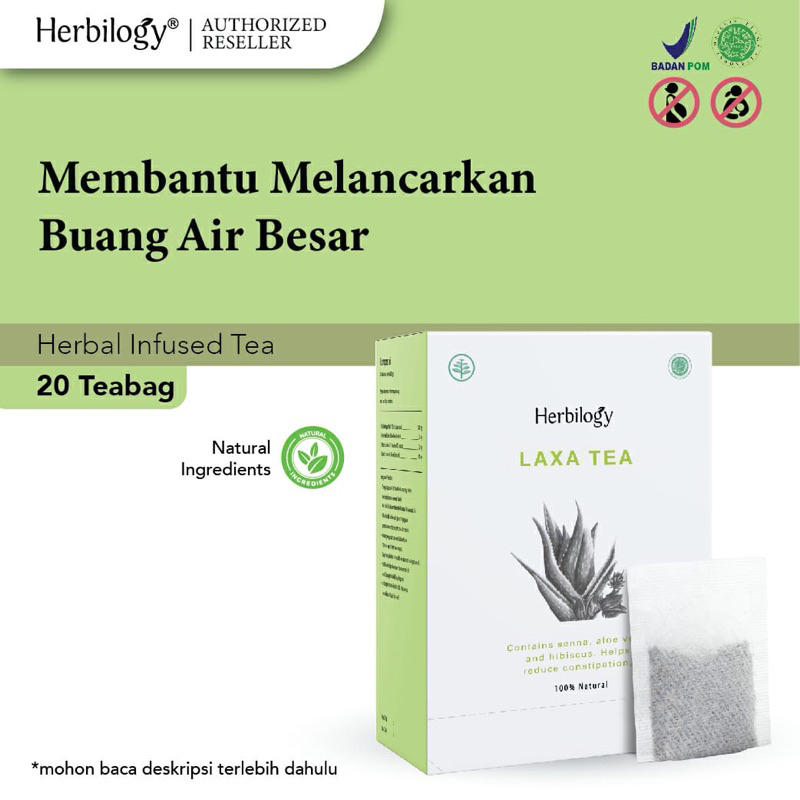 Jual Herbilogy Laxa Tea - 20 tea bag / Teh Diet Slimming Laxative ...