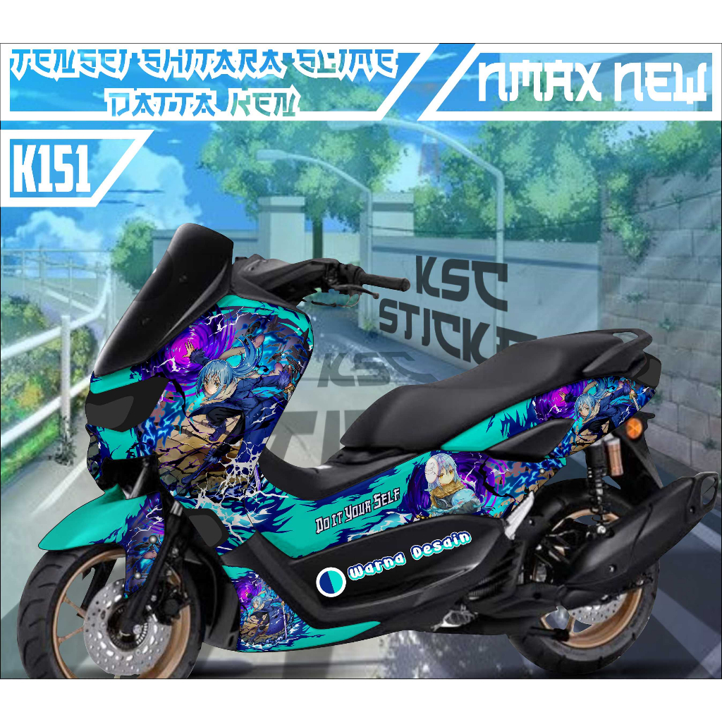 Jual KSC - DECAL STICKER YAMAHA NMAX NEW FULLBODY ANIME TENSURA RIMURU ...
