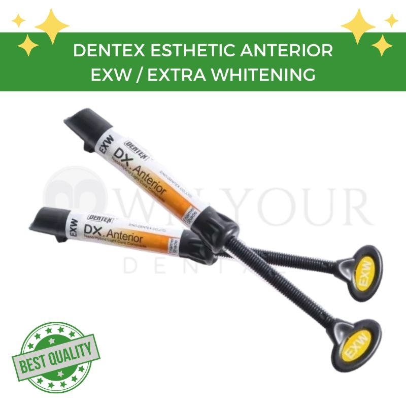 Jual Dentex Estethic EW / EXW Extra Whitening Composite Komposit Tambalan Veneer Gigi Anterior ...