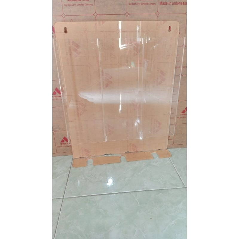 Jual Rak Indomie akrilik bening ukuran belakang50x40 ukuran depan ...
