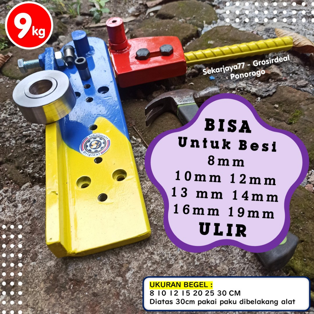Jual Alat penekuk Besi behel alat tekuk besi behel Pembengkok Besi ...