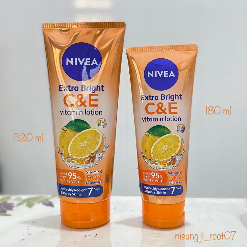 Jual (KEMASAN BARU) Nivea C&E Extra Bright Vitamin Lotion 180 ml Nivea ...