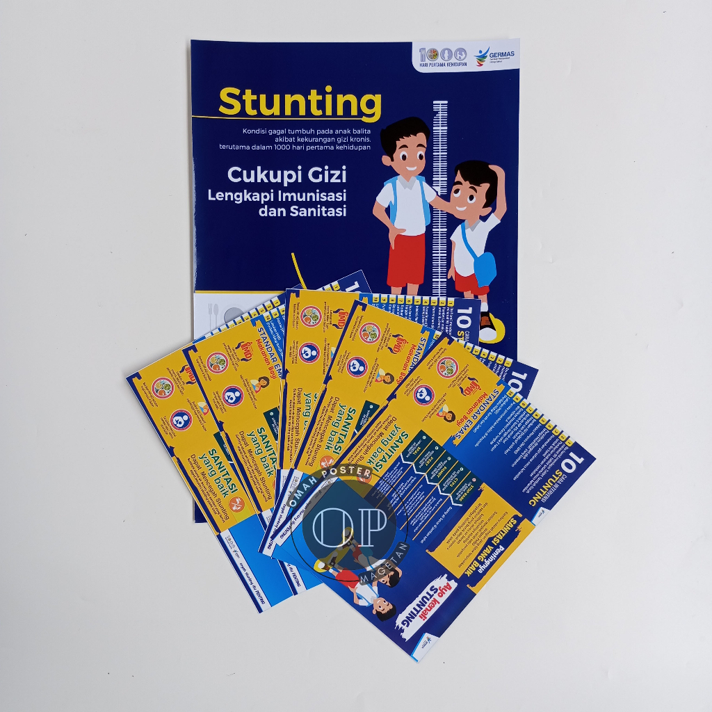 Jual Termurah !!! Beli Poster Stunting Bonus Leaflet - Poster & Leaflet ...