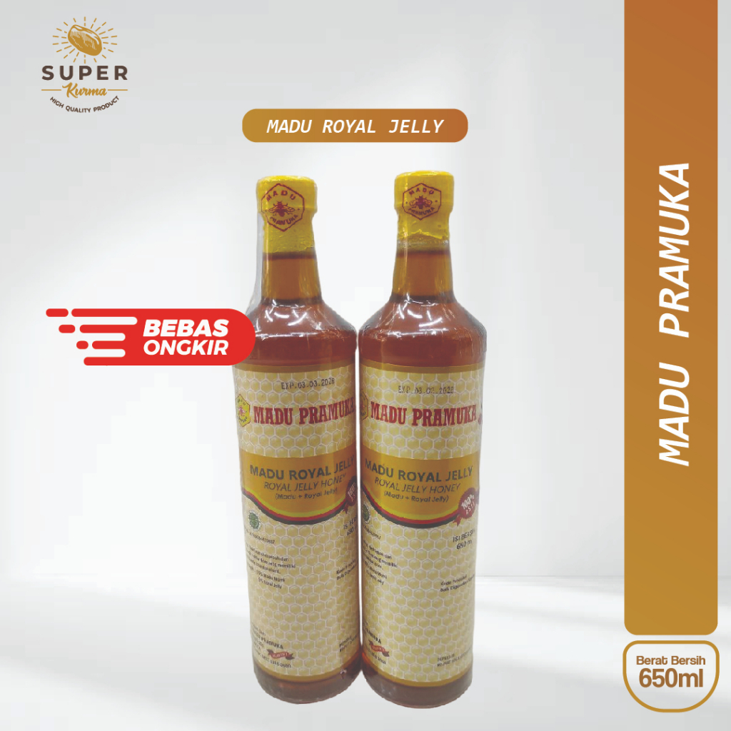 Jual Madu Pramuka Royal Jelly 650ml | Shopee Indonesia