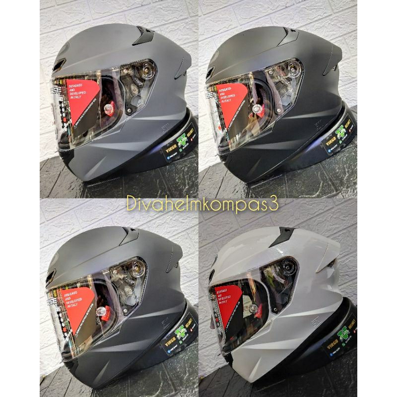 Jual HELM KYT TT COURSE SOLID SERIES BLACK DOFF|GREY DOFF|WHITE|ANTHARACHITE | Shopee Indonesia