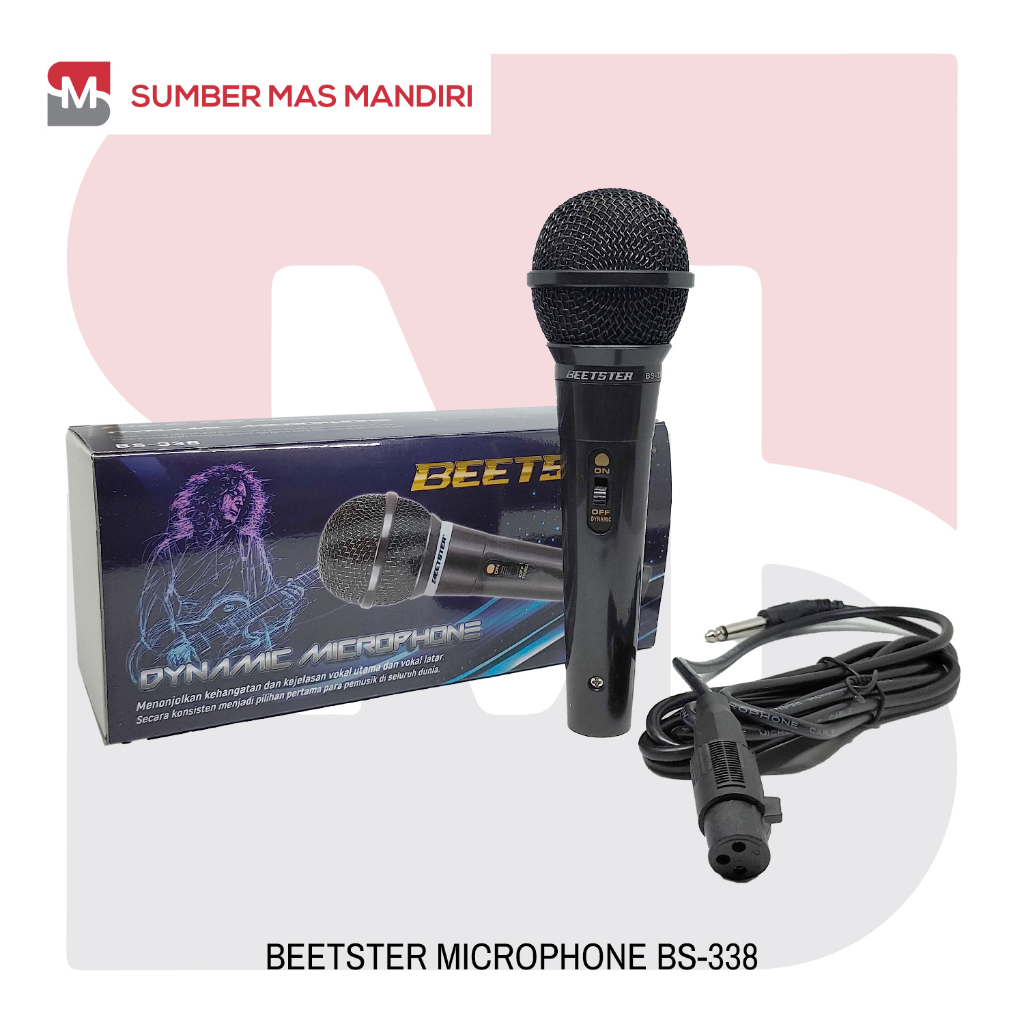 Jual MIC KABEL BEETSTER BS-338 / MICROPHONE CABLE BS 338 / MIKROFON ...