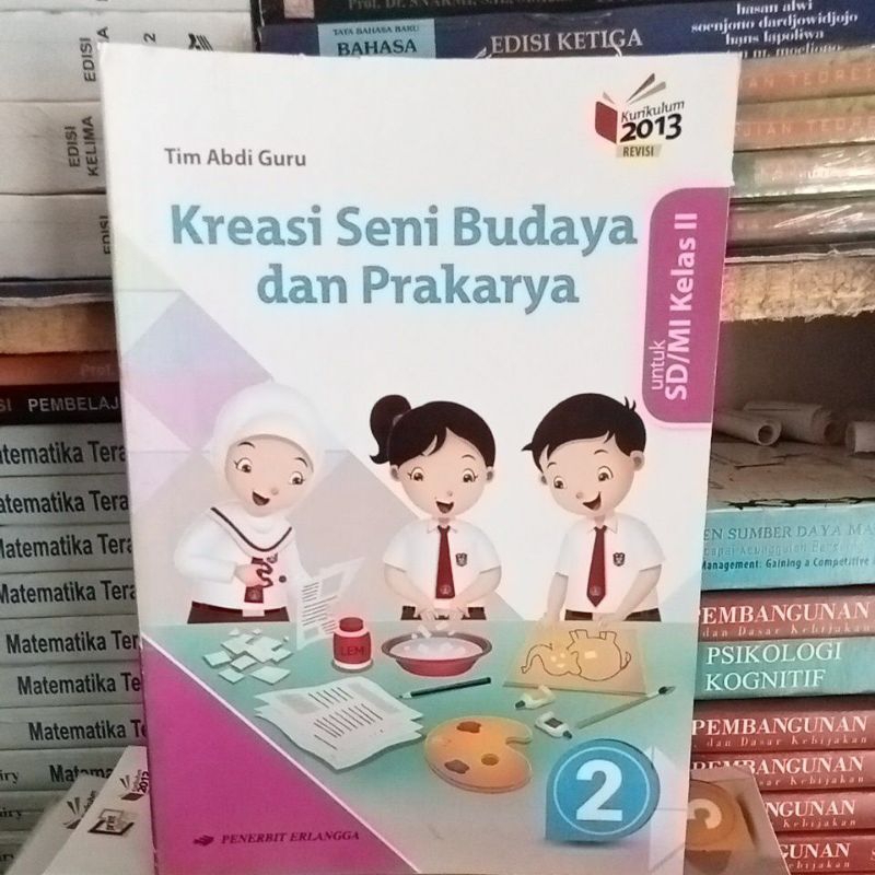 Jual buku kreasi seni budaya dan prakarya kelas 2 SD Erlangga | Shopee Indonesia