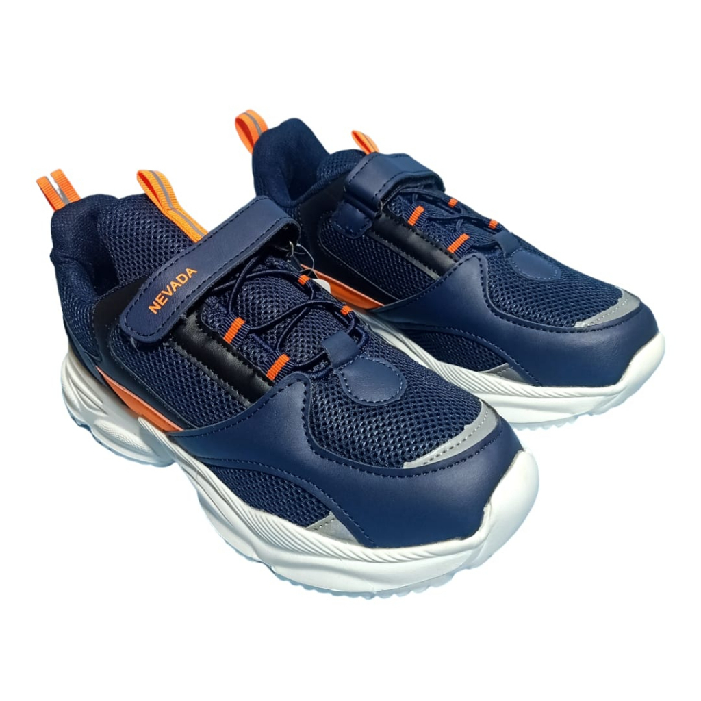 Jual Sepatu Nevada Anak Laki-Laki Kap 55 Navy khusus Size 36 Usia 5-6 ...