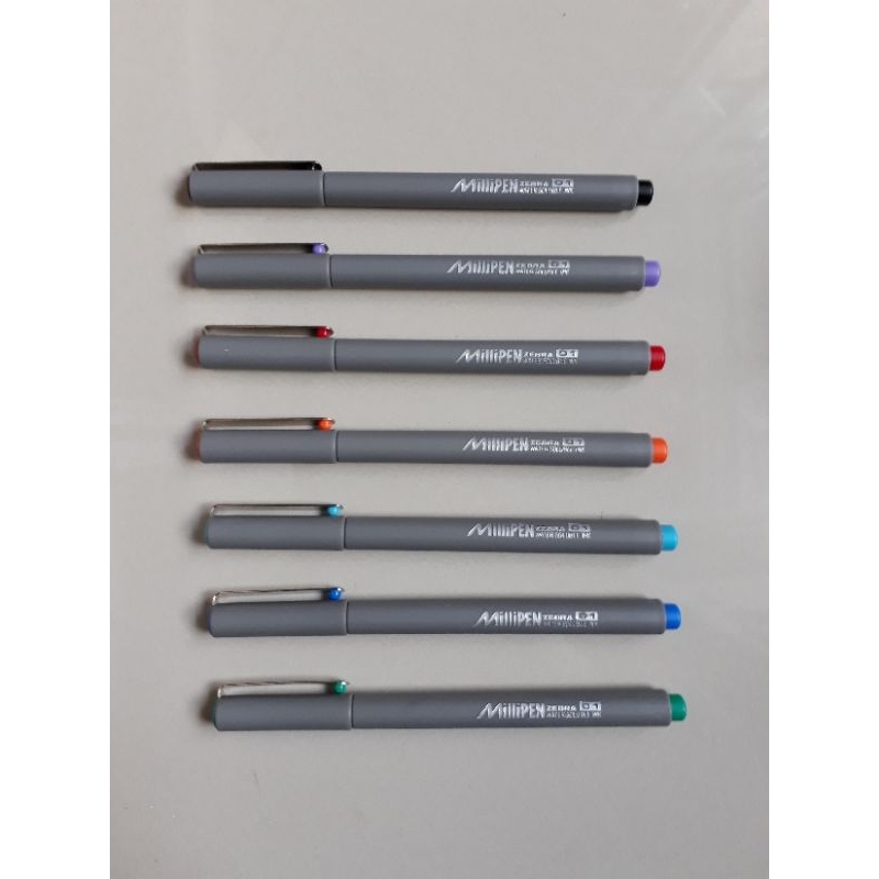 Jual Pen Zebra Milipen 01 Colors (Harga untuk 1 Pcs) | Shopee Indonesia