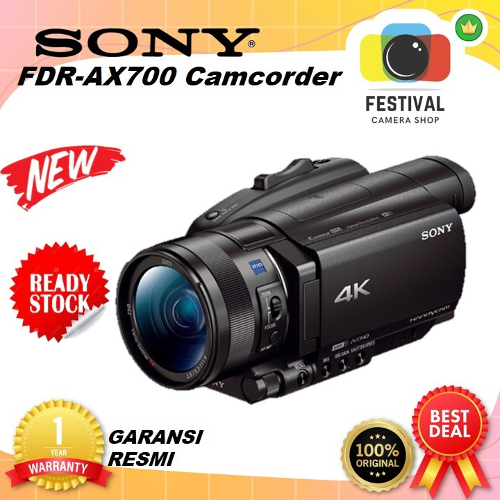 Jual Sony FDR-AX700 4K Camcorder Sony AX 700 / AX700 GARANSI RESMI | Shopee Indonesia