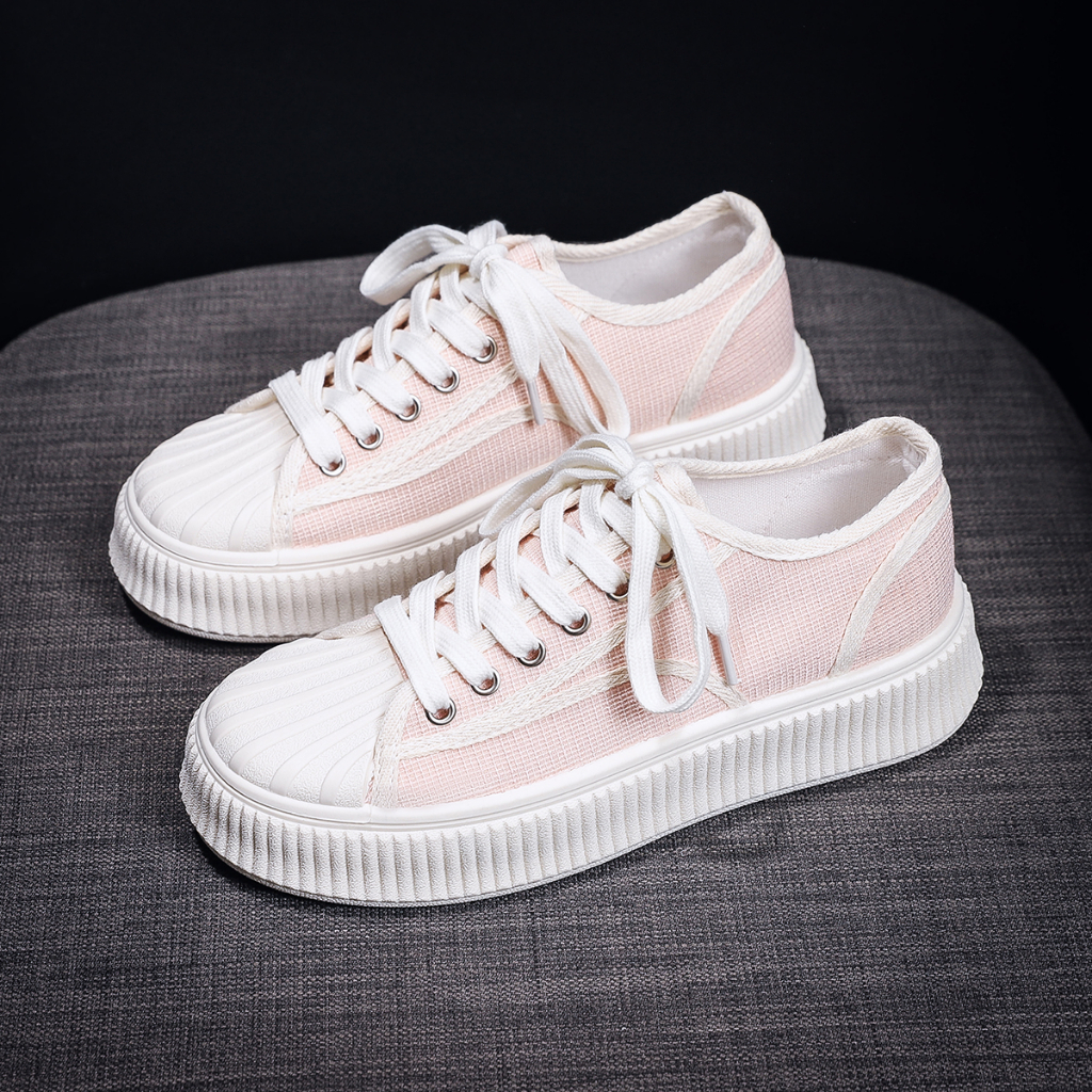 Jual LURAD Sepatu Wanita Kanvas Q165 Sneakers Canvas Cewek Fashionable ...
