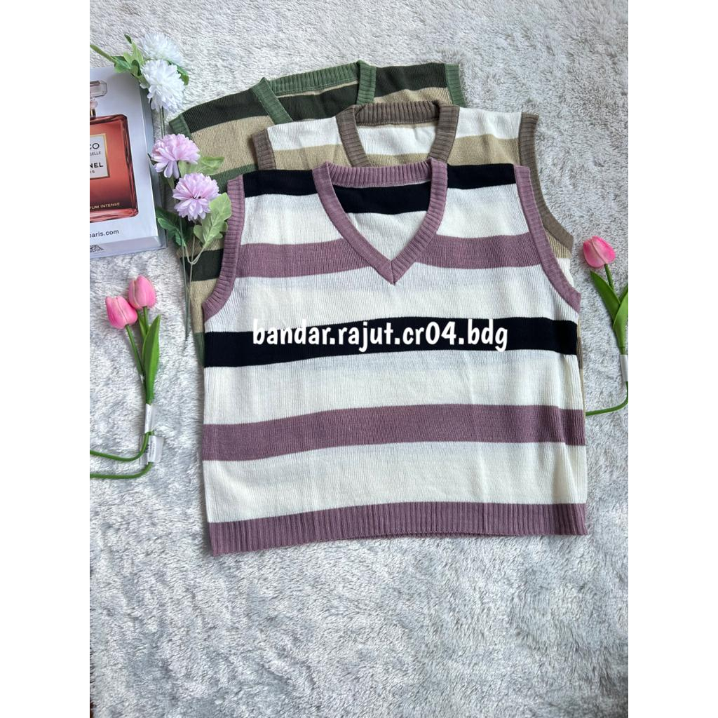 Jual OBRAL 25 RIBU !! VEST RAJUT GEYSHA BRANDED 7 GATE | Shopee Indonesia