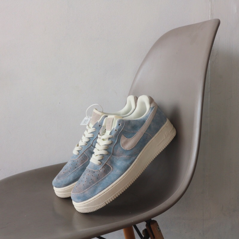 Jual NIKE AIR FORCE 1 DENIM WASH PREMIUM QUALITY | Shopee Indonesia