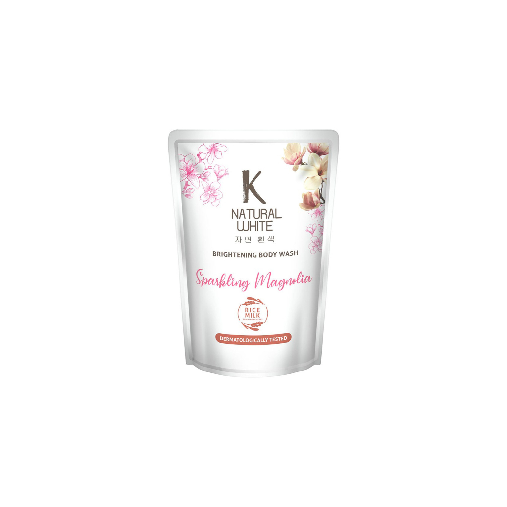 Jual K Natural White Body Wash Magnolia Refill 450 Ml | Shopee Indonesia