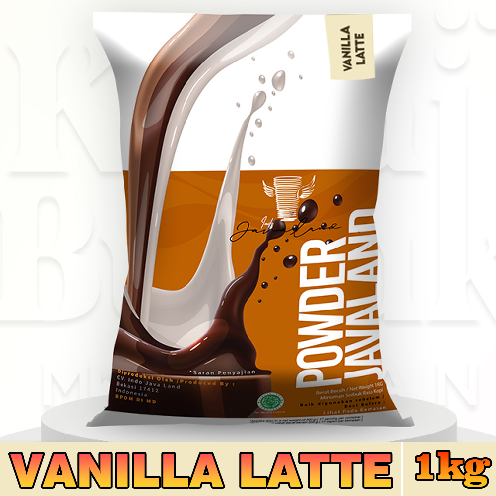 Jual Bubuk Minuman Rasa Vanilla Latte 1kg Minuman Kekinian | Shopee ...