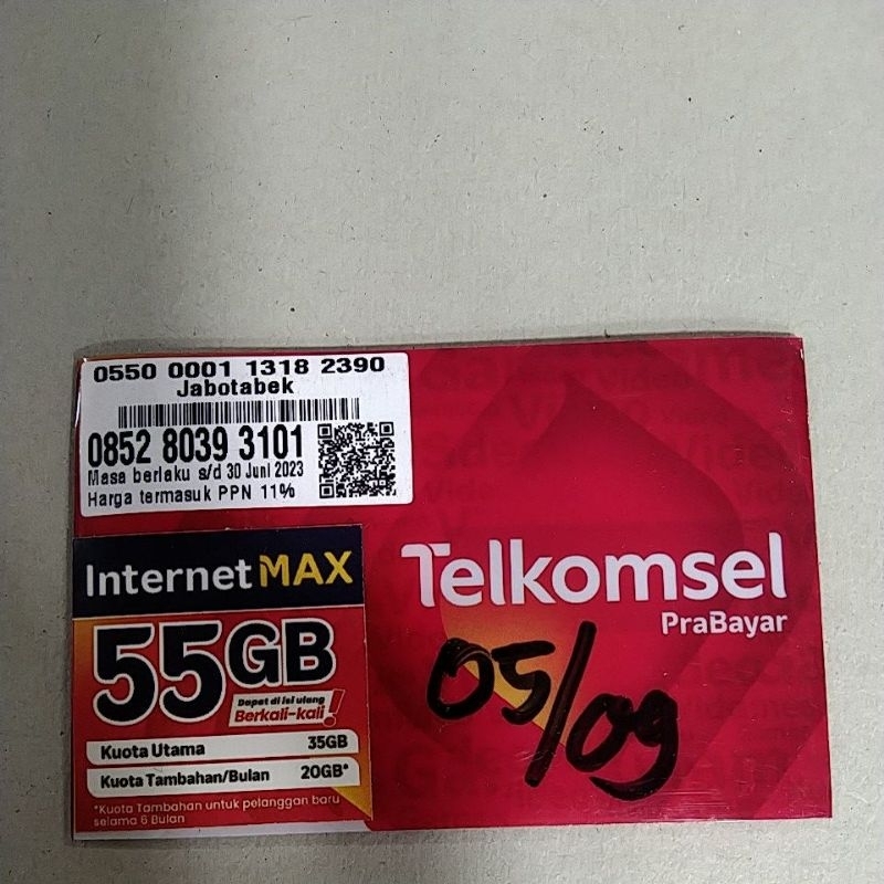 Jual kartu telkomsel data kuota 3gb 6gb 15gb 35gb 60gb unlimited ...