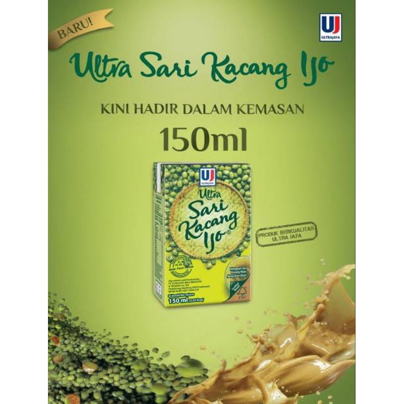 Jual minuman sari kacang hijau ijo 150ml 150ml | Shopee Indonesia