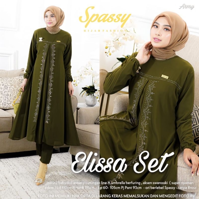 Jual ELISSA SET ORI BY SPASSY (RESTOCK) | Shopee Indonesia