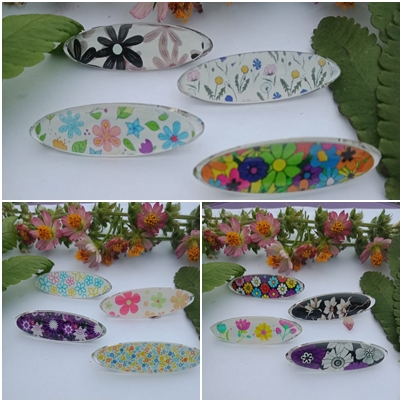 Jual Penity hijaber grade A pin/bros dagu wanita motif bunga kertas ...
