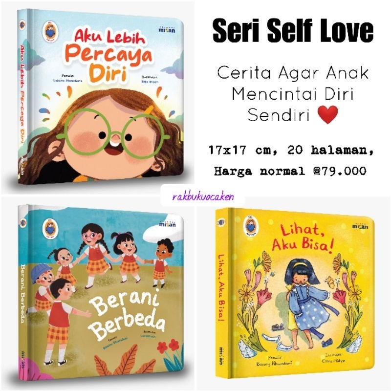 Jual BOARDBOOK Seri Self Love: Aku Lebih Percaya Diri/Berani Berbeda ...