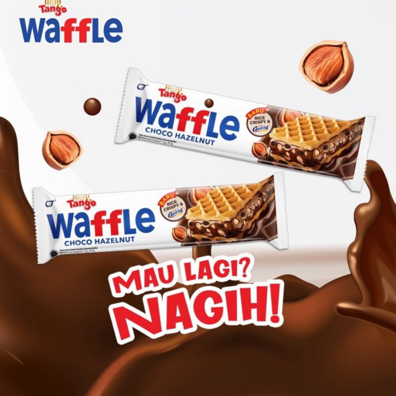 Jual WAFFLE TANGO CHOCO HAZELNUT 25 GRAM (1 BOX 12 PCS) | Shopee Indonesia
