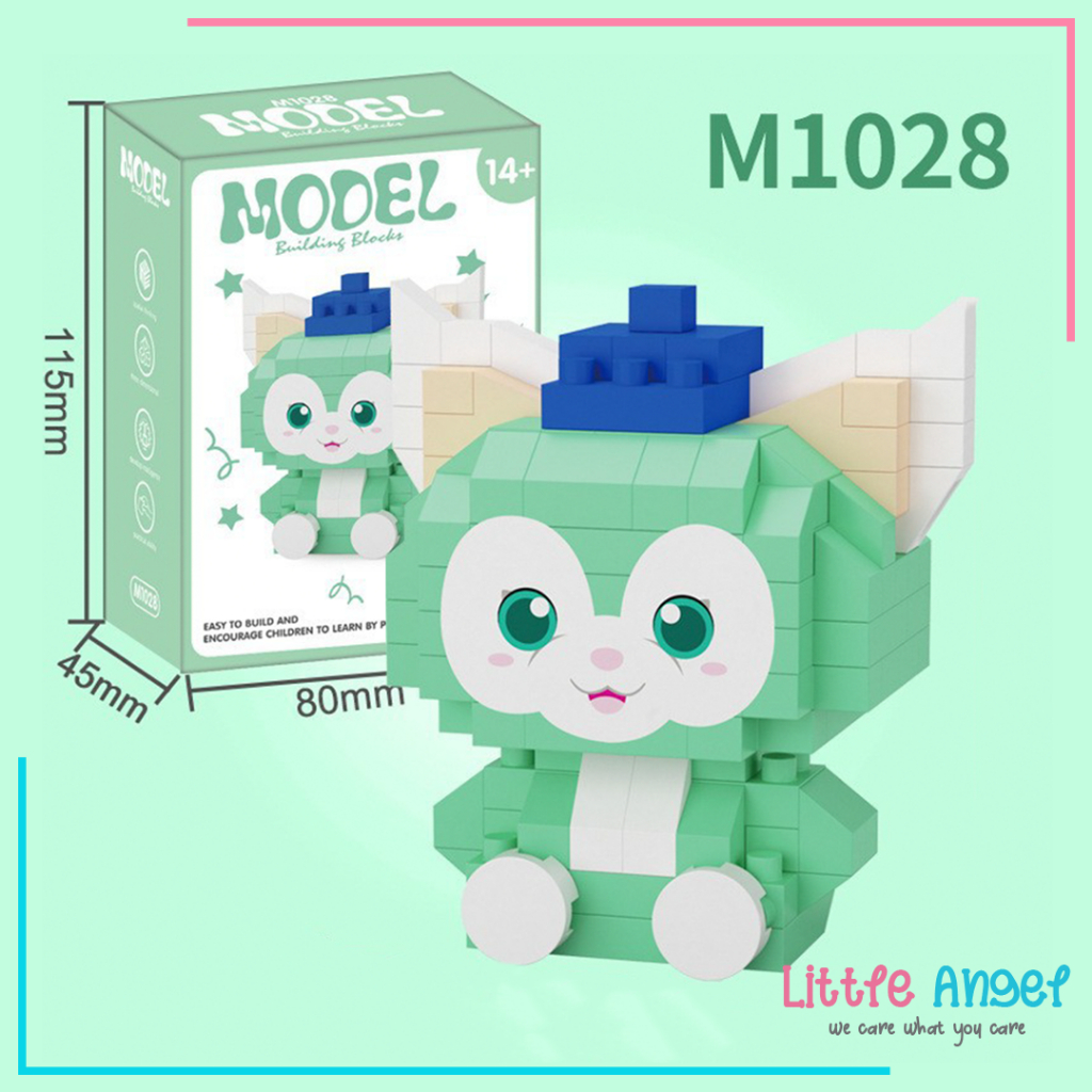 Jual Mainan anak PUZZLE BALOK SUSUN DISNEY 3D DIY Mainan Edukasi Bayi ...