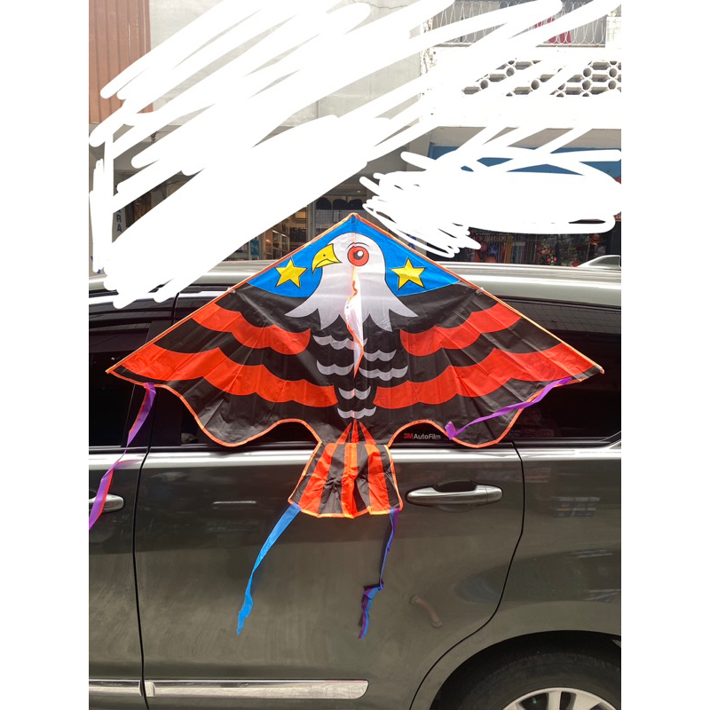 Jual layangan garuda elang parasut lipat | Shopee Indonesia