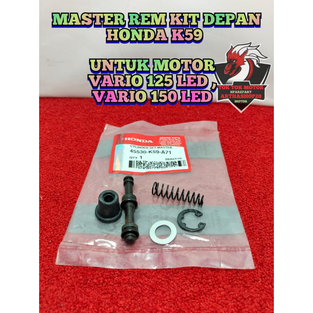 Jual MASTER REM KIT DEPAN K59 MOTOR HONDA VARIO 125 LED esp , VARIO 150 ...