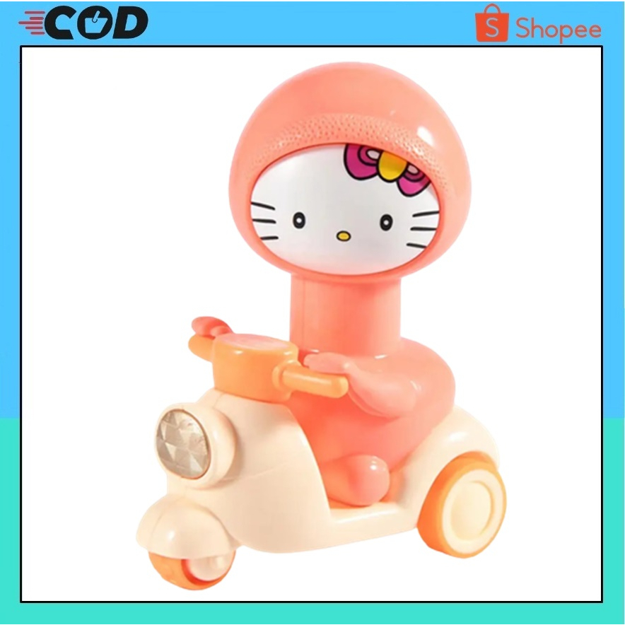 Jual Mainan Motor Hello Kitty/ Motor Tanpa Baterai Tekan Kepala Bisa ...