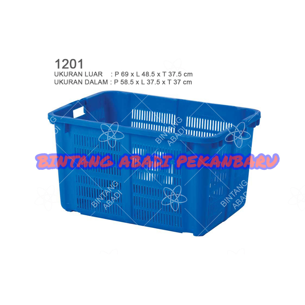 Jual Keranjang Industri Serbaguna 1201 Rabbit Container Plastik Box ...