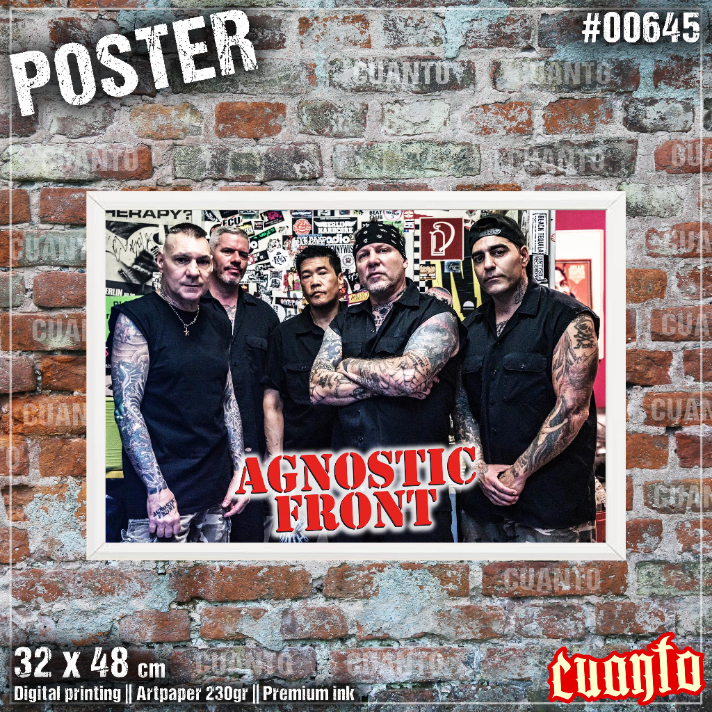 Jual Poster Band Hardcore Agnostic Front | Shopee Indonesia