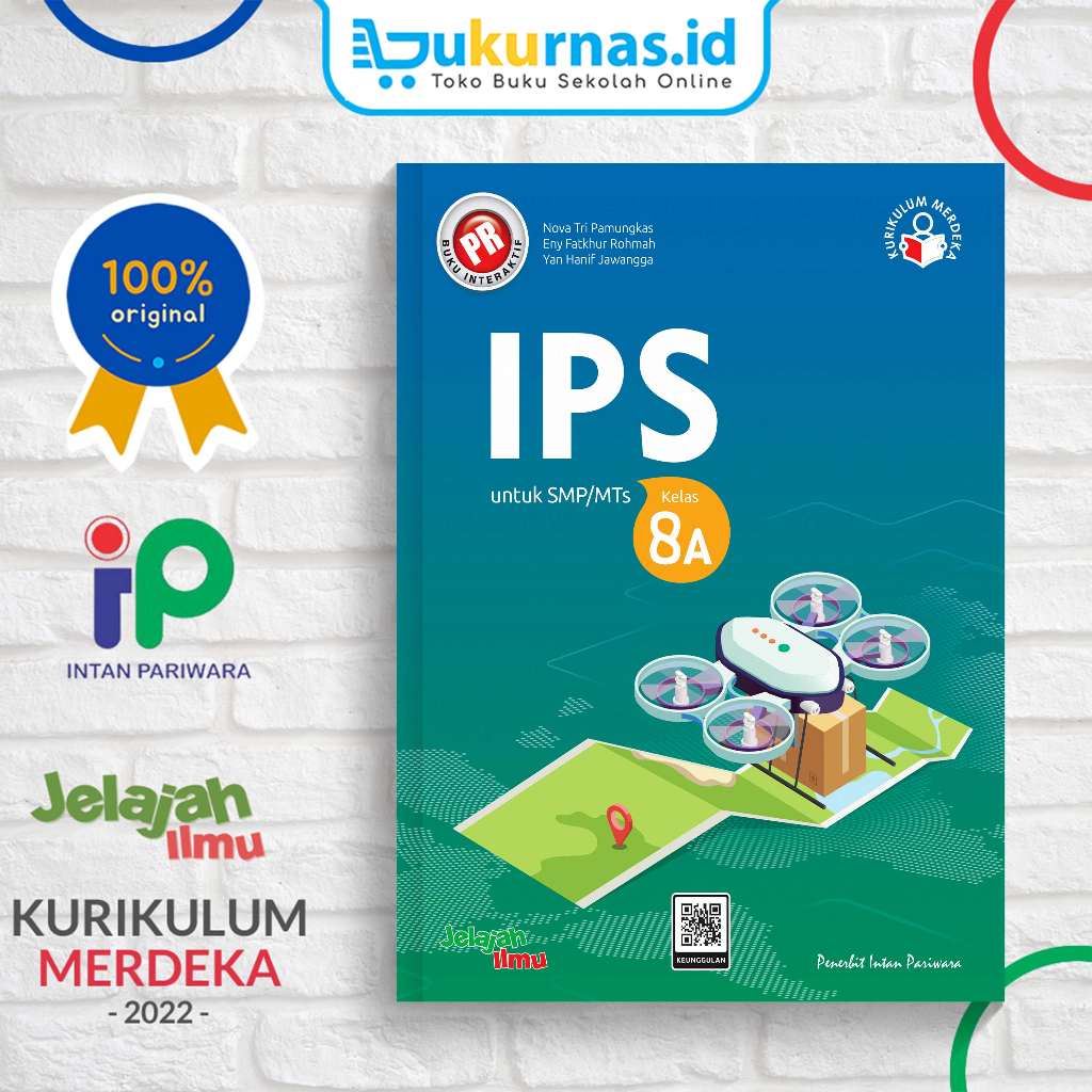Jual Buku PR Interaktif IPS SMP Kelas 8 Semester 1 - Kurikulum Merdeka Kurmer Intan Pariwara ...