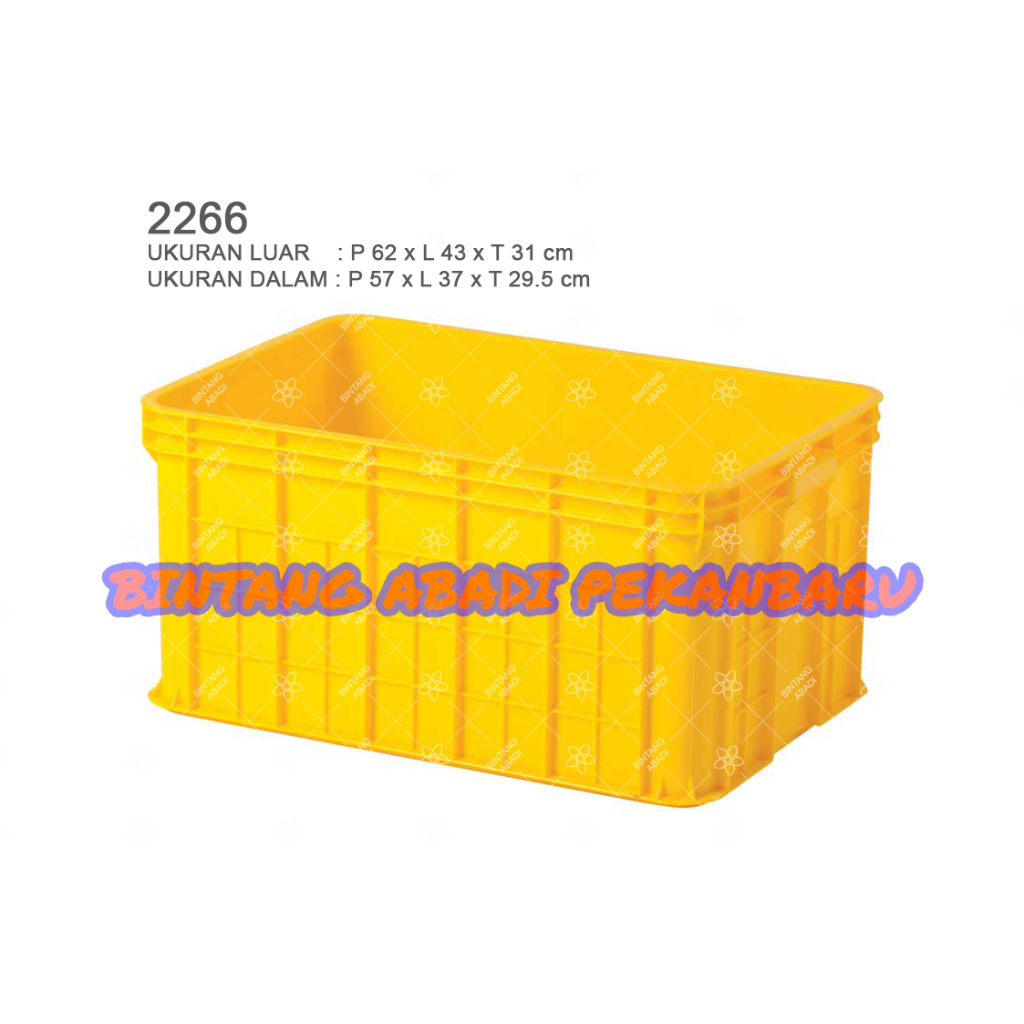 Jual Keranjang Industri Serbaguna 2266 Rabbit Container Plastik Box ...