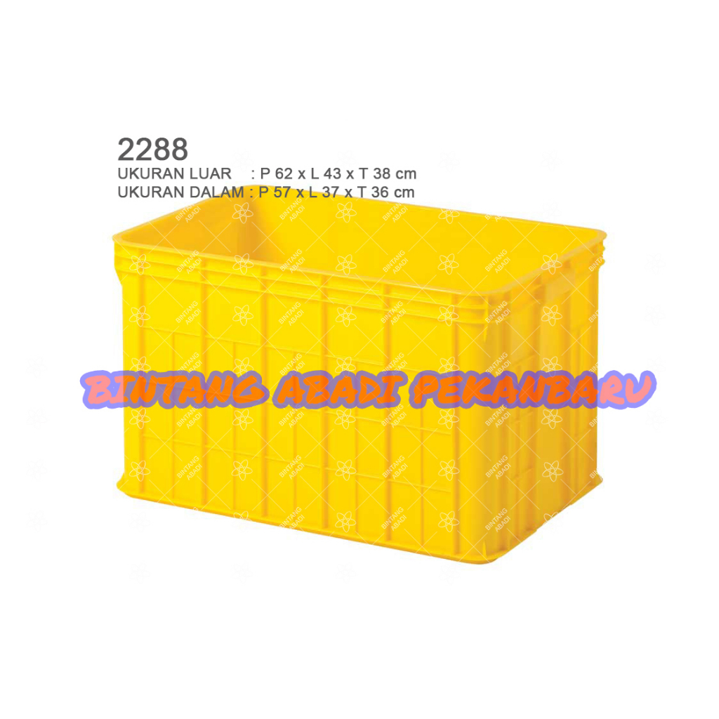 Jual Keranjang Industri Serbaguna 2288 Rabbit Container Plastik Box ...