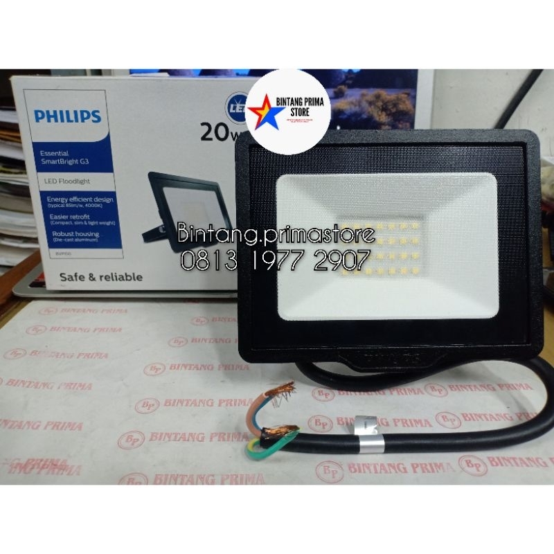 Jual Lampu Sorot LED BVP150 20W Philips Flood Light 20W IP65 Tembak | Shopee Indonesia