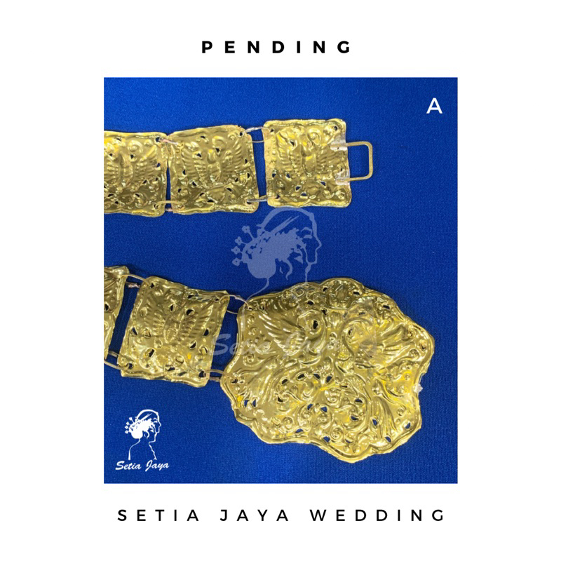 Jual Pending/ Sabuk Tari/ Iket Pinggang Besi Adat Melayu/ Sabuk Obi ...