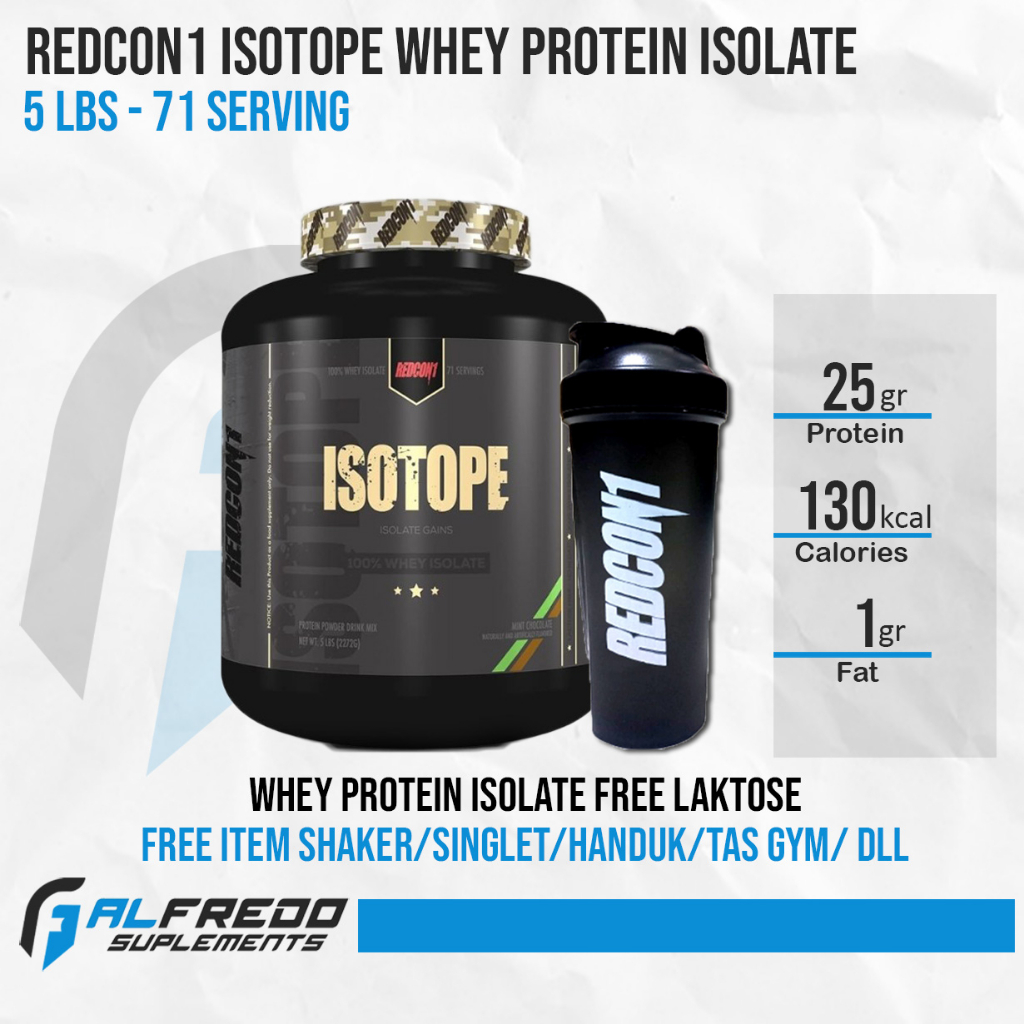 Jual Redcon1 Isotope 5 Lbs Whey Protein Isolate Susu Protein | Shopee ...