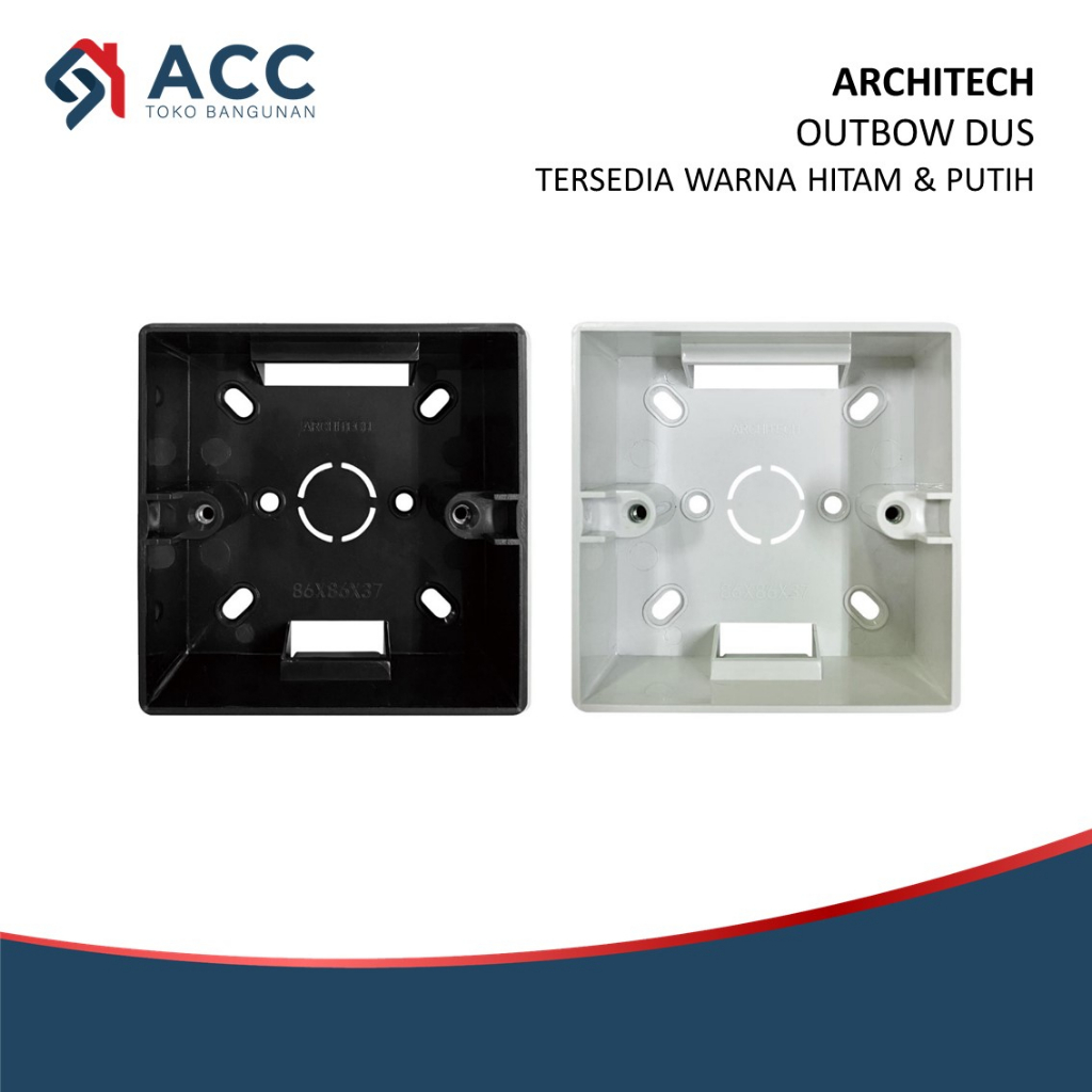 Jual ARCHITECH OUTBOW DUS OUTBOWDUS OB DUS HITAM PUTIH SAKLAR STOP ...